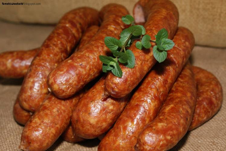 Przepis na Kiełbasa zwyczajna - Domowe wyroby.Coś do chleba i talerza ...